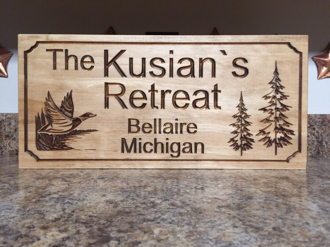 Personalized Cabin Retreat Vacation Lake House Family Home Signs House ...