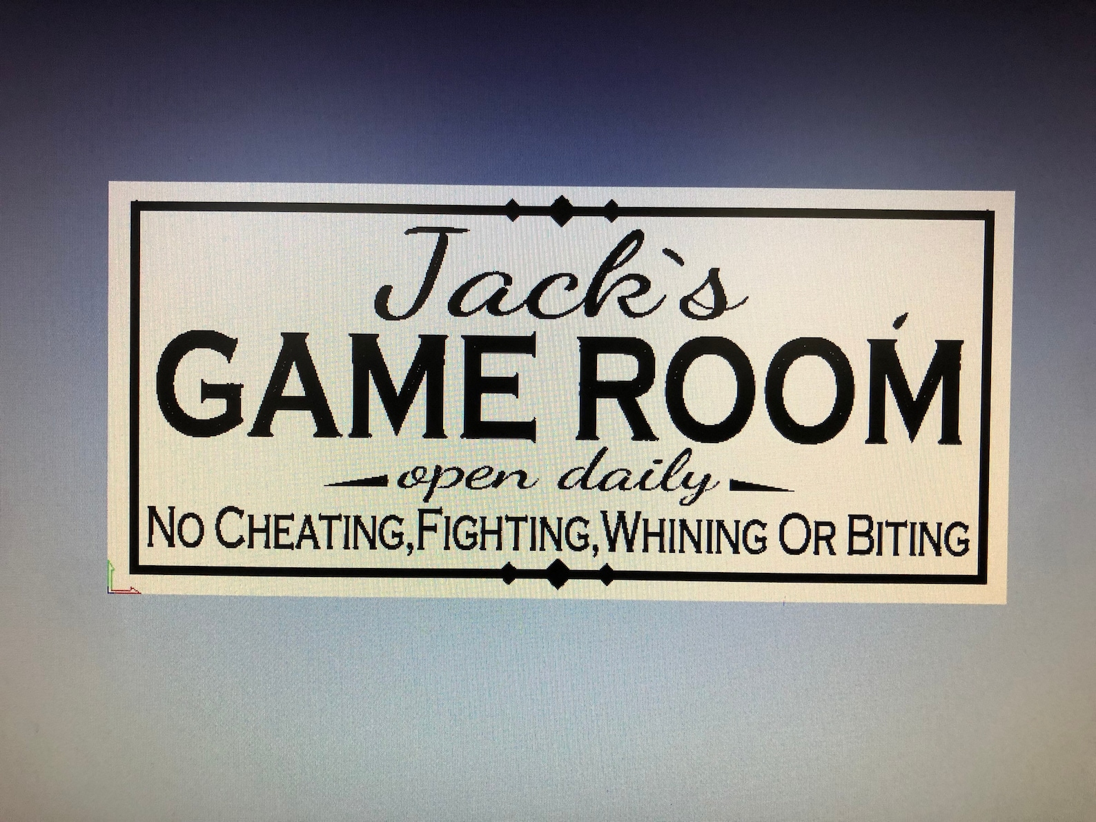 Personalized Game Room Sign Custom Family Game Room Sign Last - Etsy