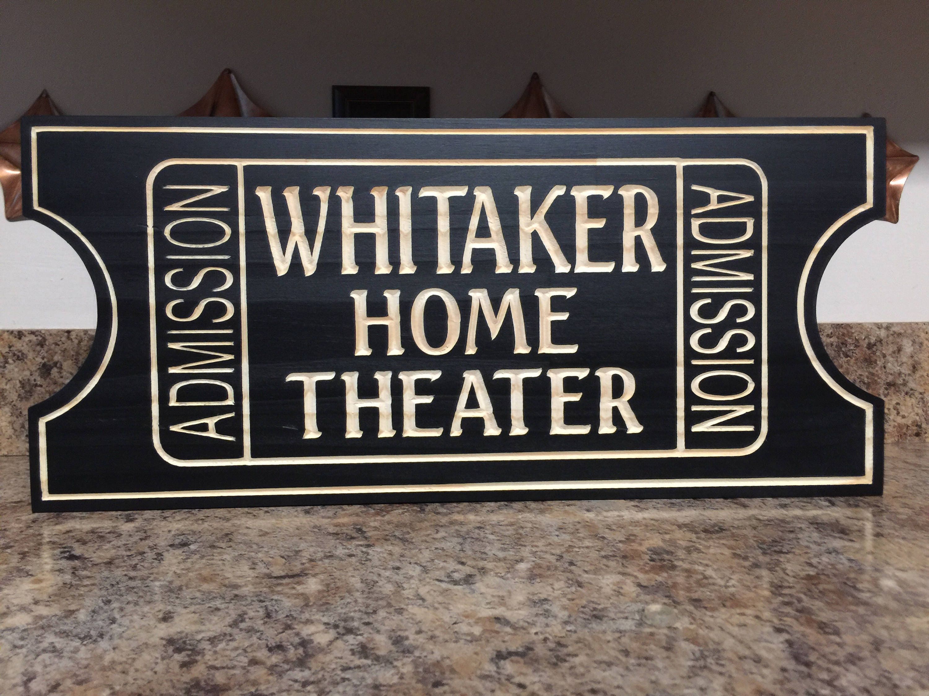 Movie Poster Movie Room Decor Basement Decor Home Sign Home Theater ...