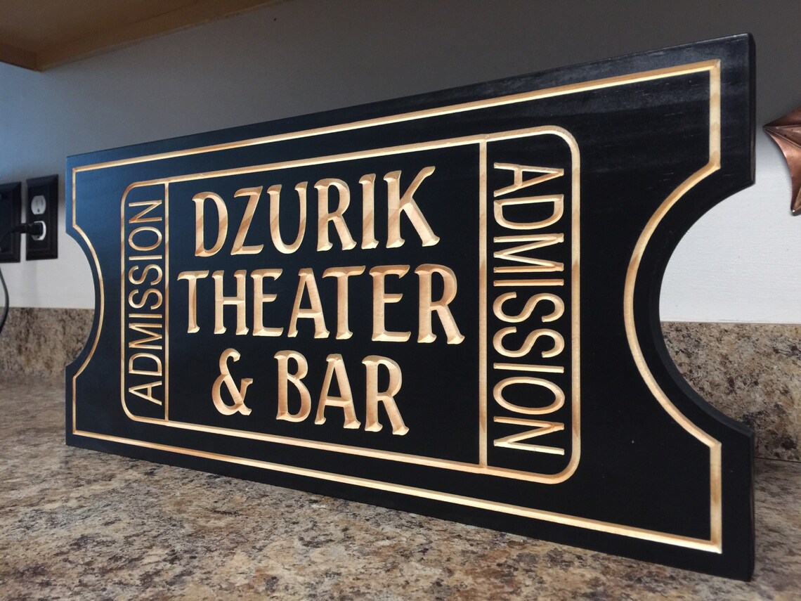 Movie Poster Movie Room Decor Basement Decor Home Sign Home Theater ...