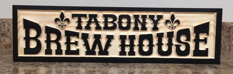 Old West Brew House Saloon Sign Man Cave Sign Rustic Bar Sign - Etsy