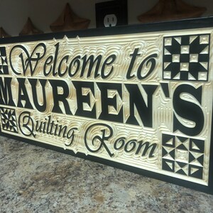 Custom Sewing Room Sign Personalized Sewing and Quilting Signs Wood ...
