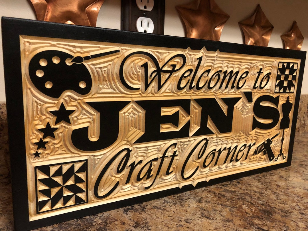 Custom Sewing Room Sign Personalized Sewing and Quilting Signs Wood ...