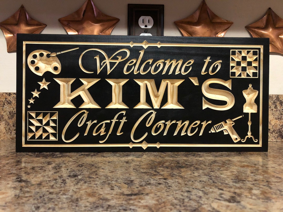 Custom Sewing Room Sign Personalized Sewing and Quilting Signs Wood ...