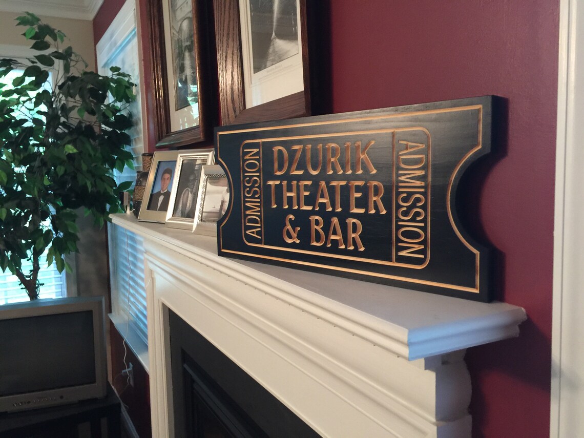 Movie Poster Movie Room Decor Basement Decor Home Sign Home Theater ...