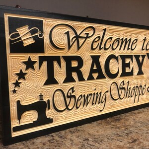 Custom Sewing Room Sign Personalized Sewing and Quilting Signs Wood ...