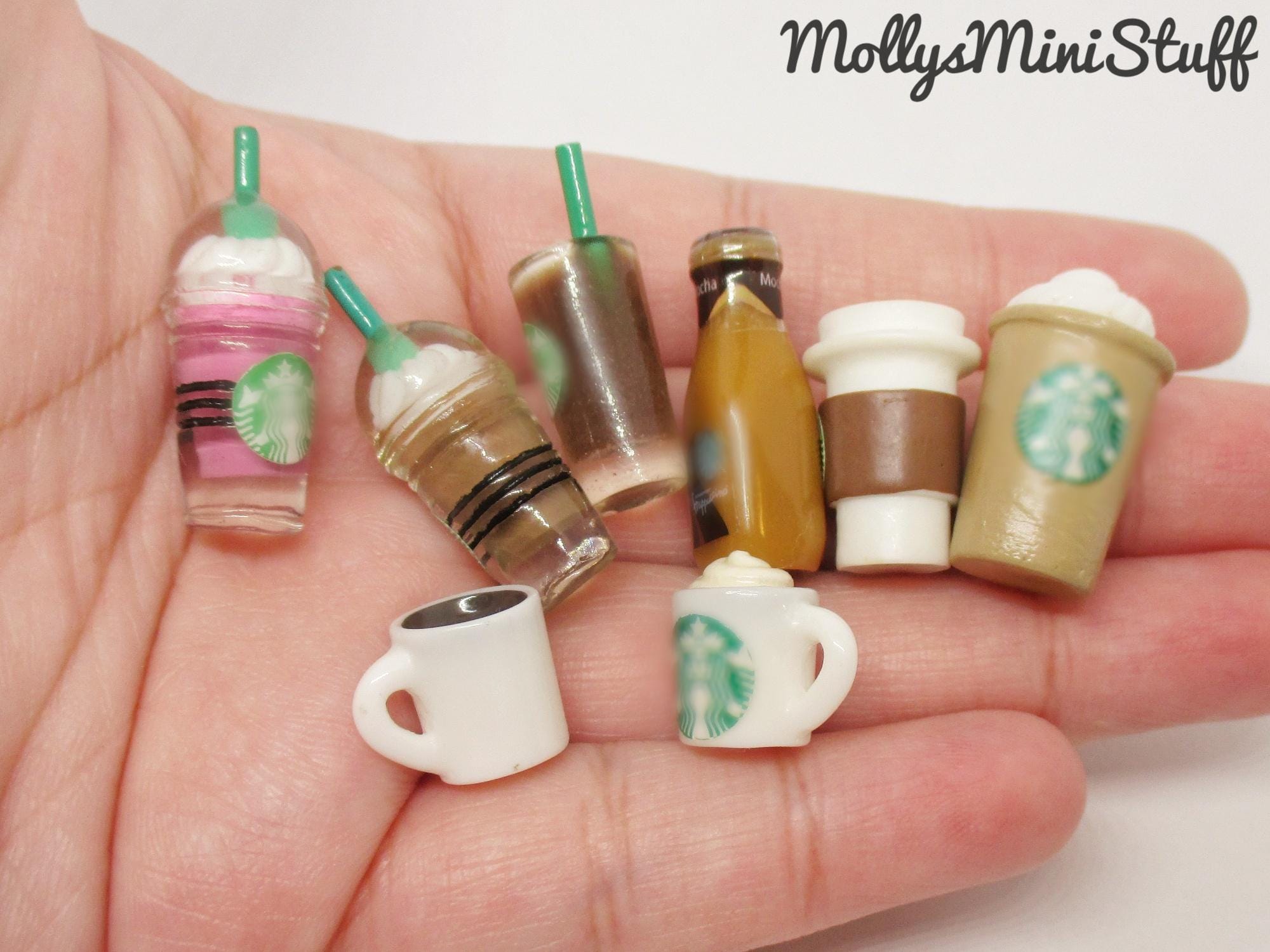 Miniature Coffee and Bakery Item Handmade 1:6 Scale Dollhouse Miniature ...