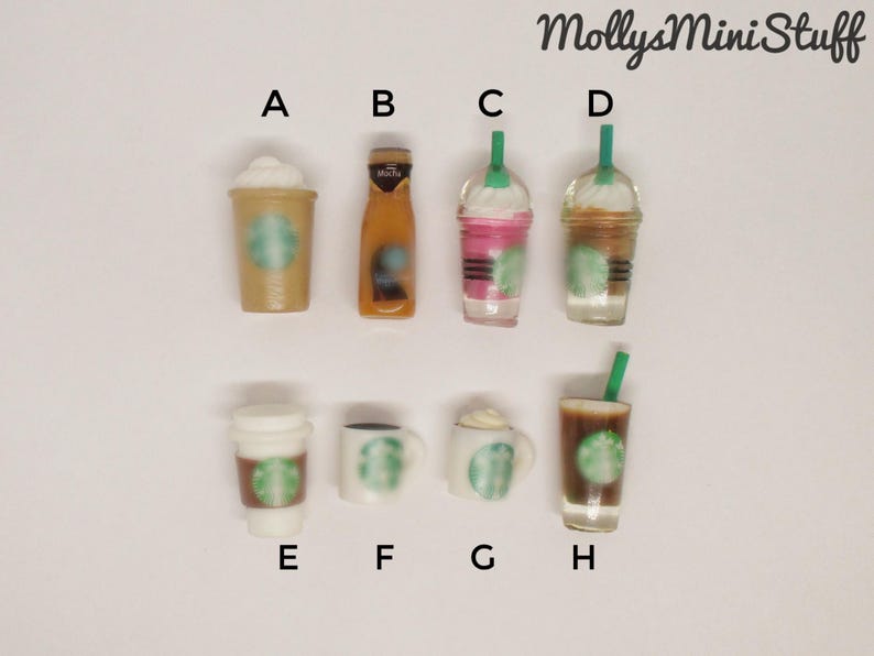 Miniature Coffee and Bakery Item Handmade 1:6 Scale Dollhouse Miniature ...