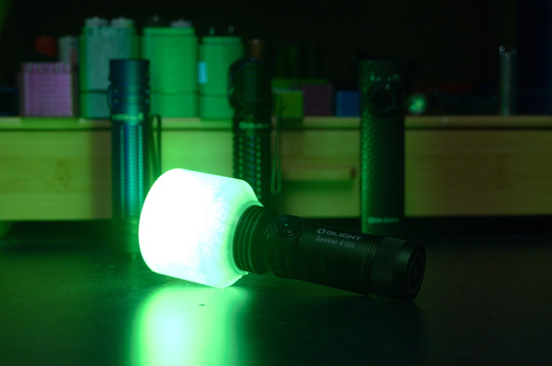 Olight Seeker 4 Mini Diffuser With UV Glow Ring not the Flashlight - Etsy