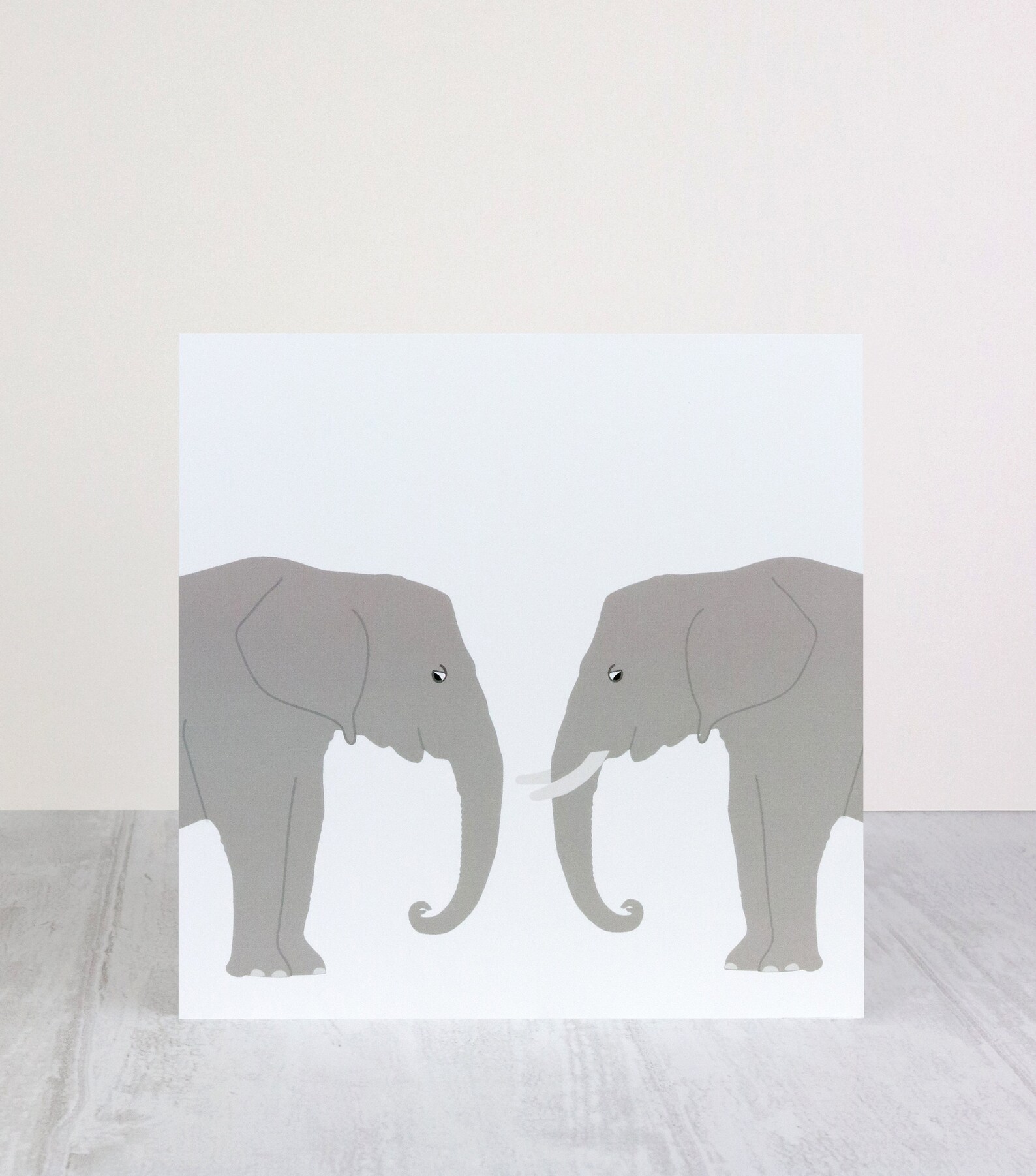 Elephant Greetings Card: Animal Lover Card, UK Printed - Etsy UK