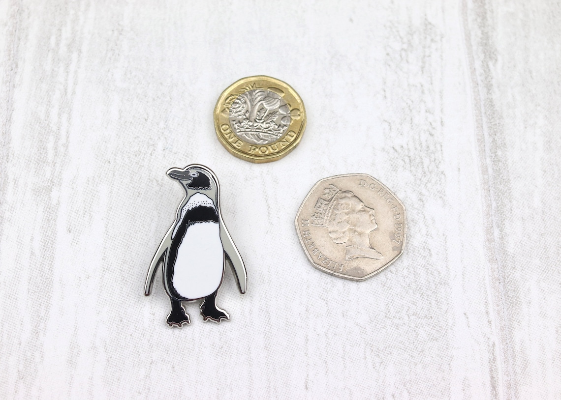 Penguin Enamel Pin Badge - Etsy