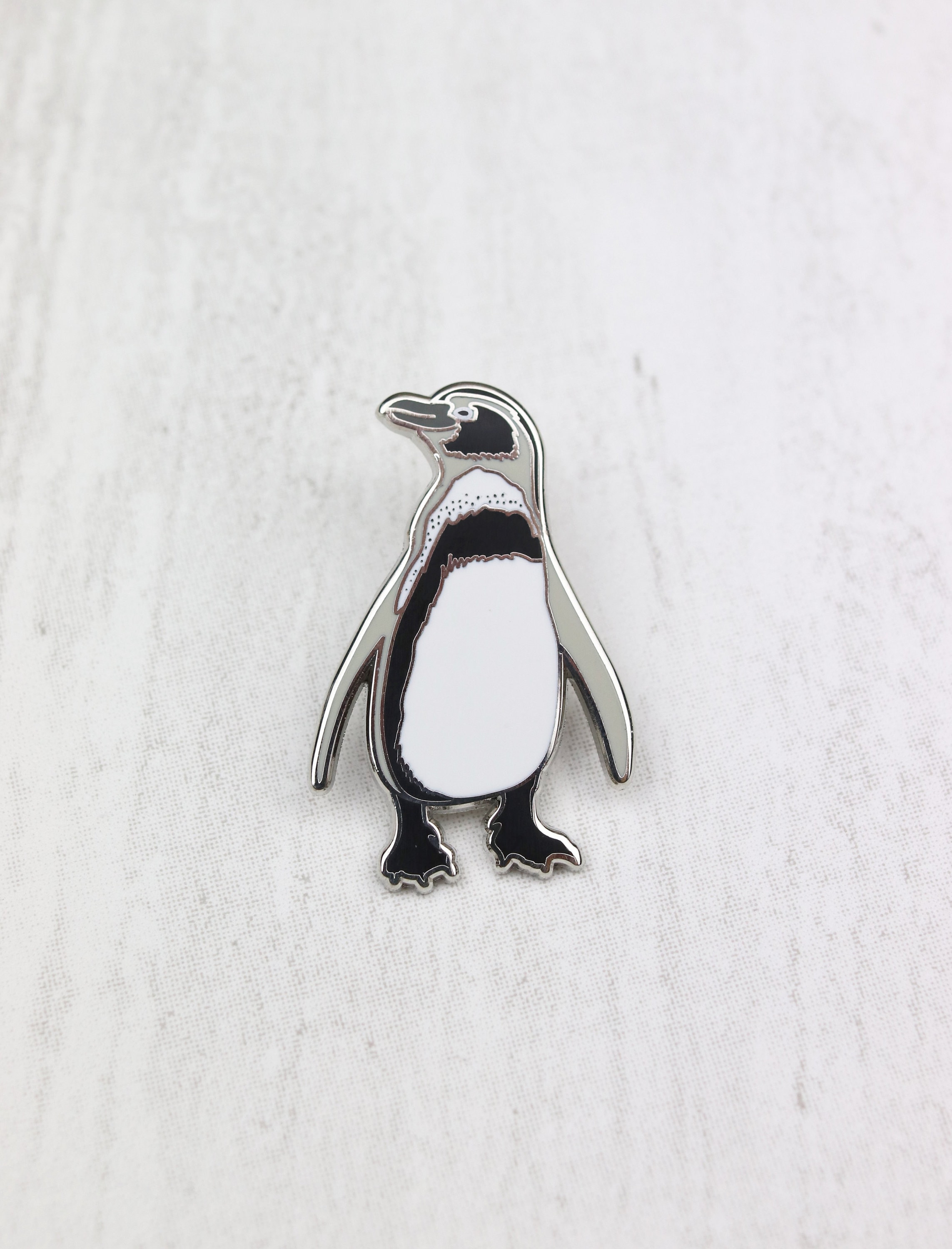 Penguin enamel pin badge | Etsy