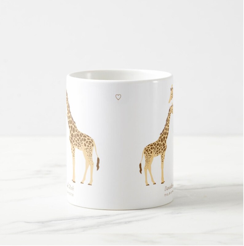 Personalised Giraffe Mug - Etsy UK