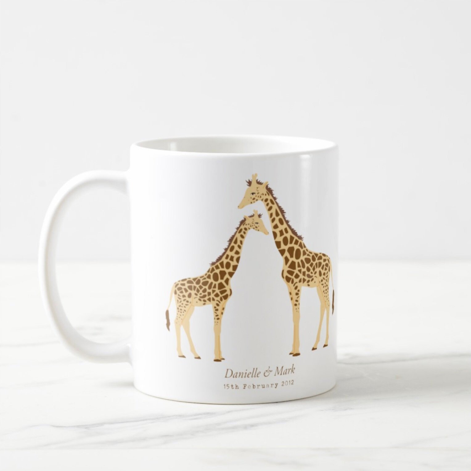 Personalised Giraffe Mug - Etsy UK