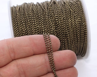 Faceted ball chain | Etsy