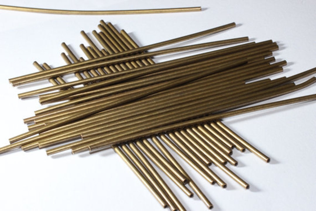 10 Pcs 2x70mm Bronze Tubes , Long Tube Bar , Tube Beads, Extra Long ...