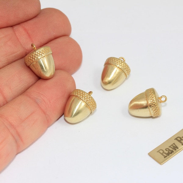 Brass Acorn - Etsy