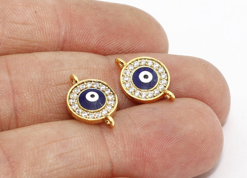 10x15mm 24k Shiny Gold Evil Eye Charm Micro Pave Charms Evil | Etsy 10x15mm 24k Shiny Gold Evil Eye Charm Micro Pave Charms Evil | Etsy