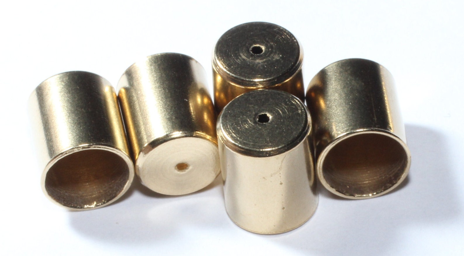 Inner Size 7mm Raw Brass End Caps,, Bead Caps, Large End Caps, Cord End ...