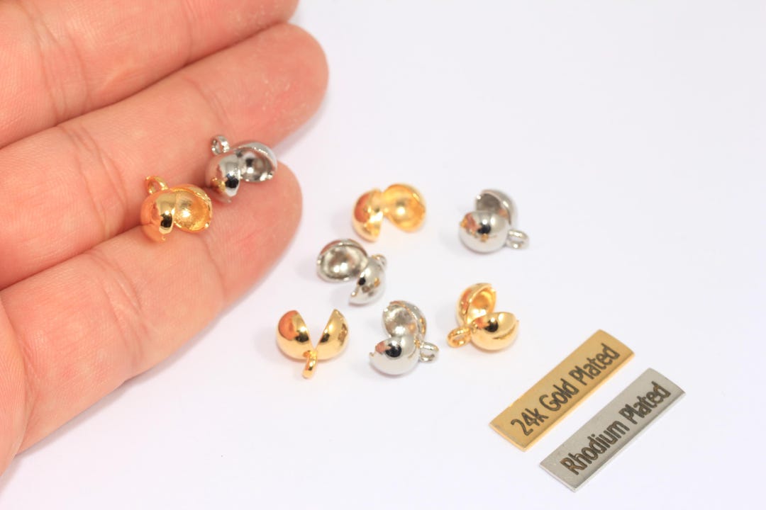 Ball Chain Crimp Beads, Optional Color Bead Crimps, Large Ball Chain ...