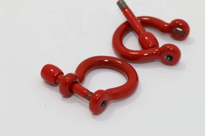 21x25mm Red Shackle Clasp Nautical Bracelet Clasps Anchor | Etsy