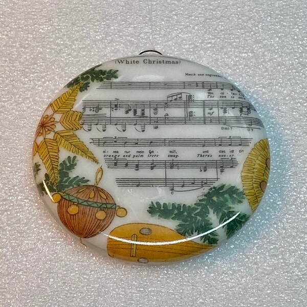 Christmas Music Button - Etsy