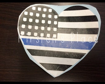Police Memorial Car Decal | Etsy