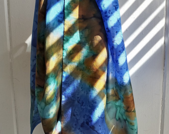 Silk Scarf Great Barrier Reef - Etsy