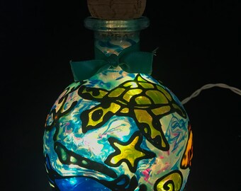 Sea Life Table Lamp - Etsy
