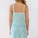 Vintage Lace Slip Dress Negligee Lingerie Chemise Turquoise Blue ...