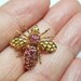 Estate Ruby Bee Pin/pendant-14k Gold-vintage - Etsy