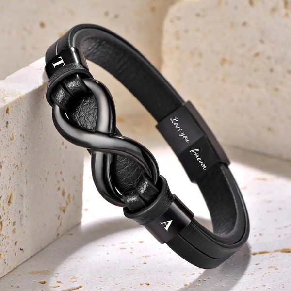 Mens Infinity Bracelet - Etsy