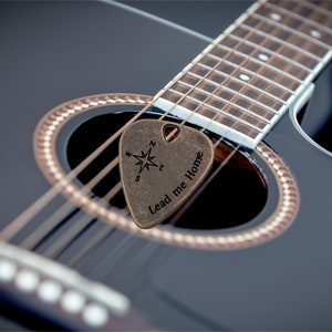 Custom Guitar Pick & Plectrum Holder Display Personalized Metal Guitar ...