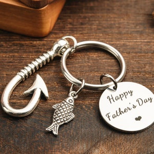 Fishing Hook Keychain,custom Keychain,personalized Fishing Keychain ...