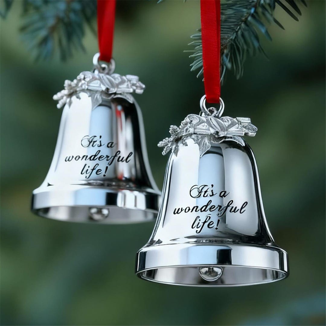 2025 Personalized Christmas Bell Ornament, Custom Christmas Tree Bell ...