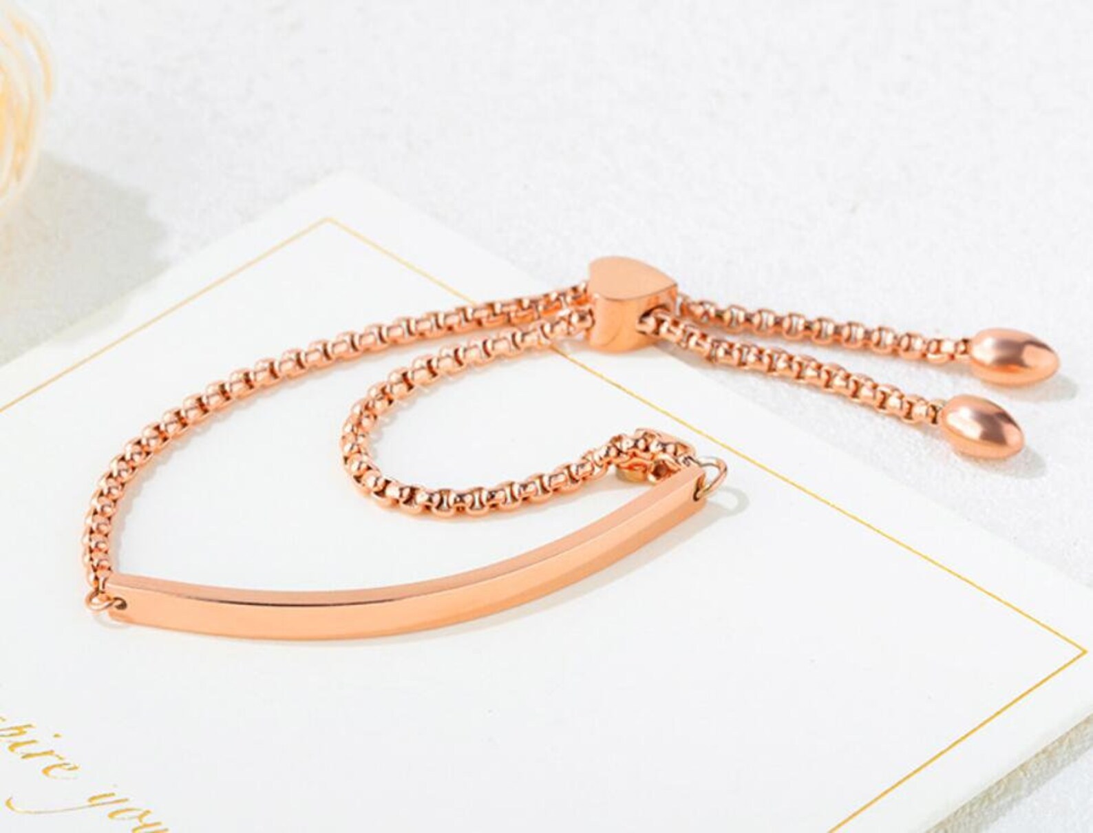 Custom Engraved Bracelet Custom Any Text Personalized - Etsy