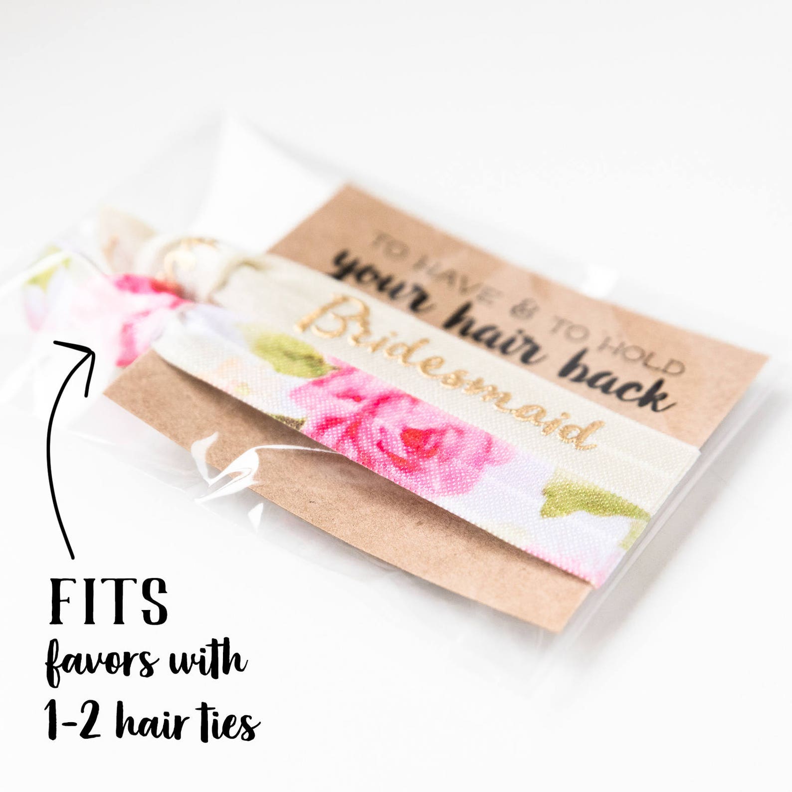 Clear Bags Self Seal Gift Packaging for Hair Tie Favors | Etsy