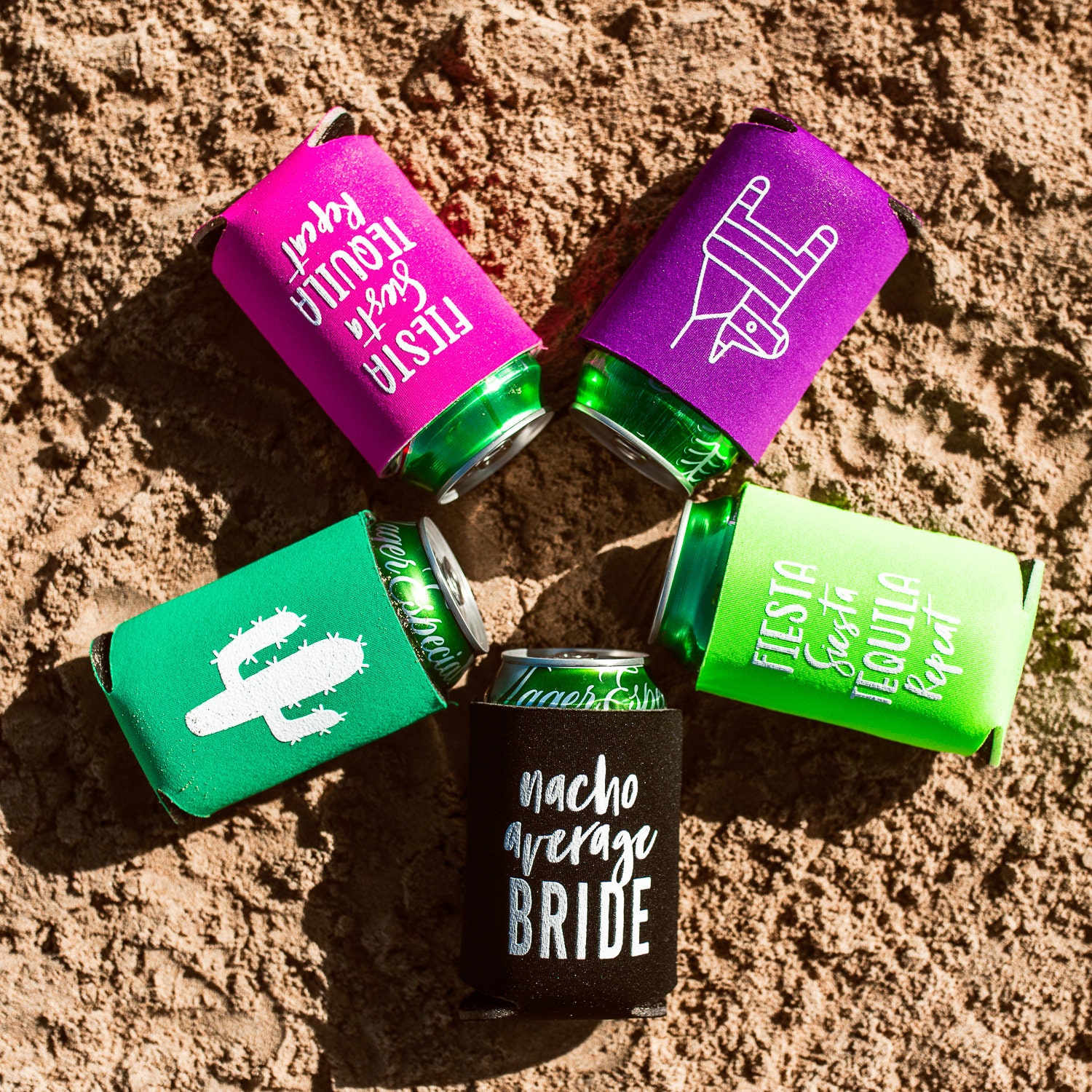 Cactus + Piñata Drink Coolers | Fiesta Bachelorette Party Favor, Fiesta ...
