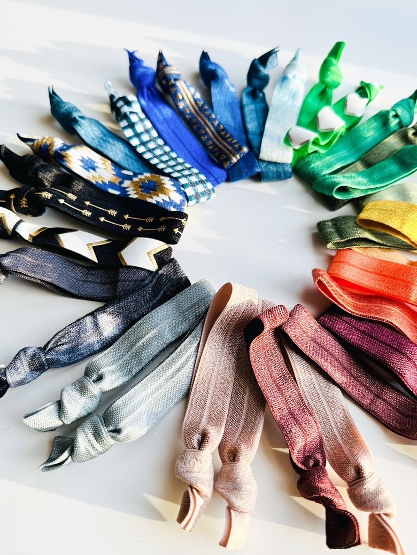 FOR THE GUYS | Hair Ties for Men, Pack of Assorted Elastic Hair Ties in ...