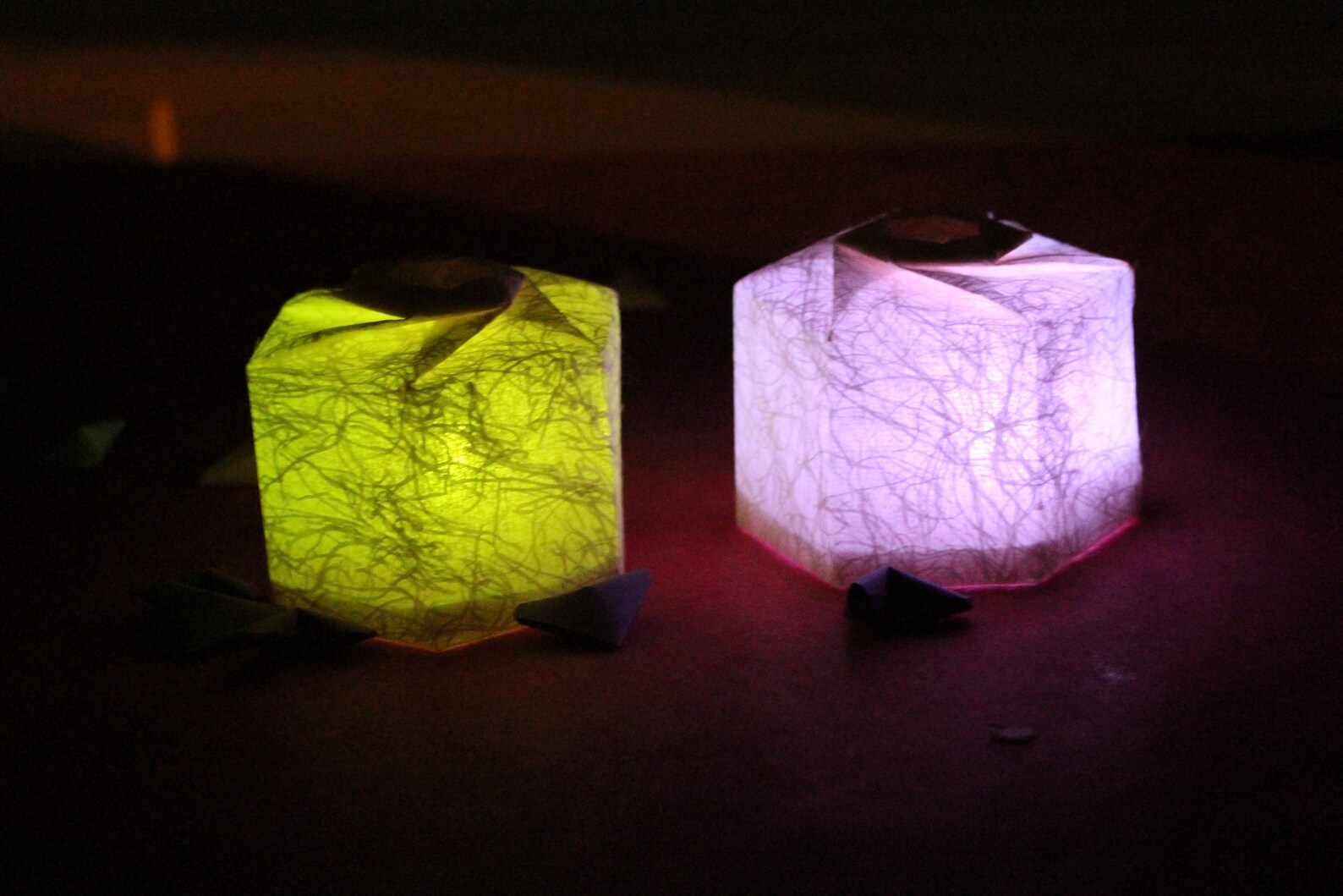 Origami Tea Light Holder or Paper Lantern White Mulberry - Etsy