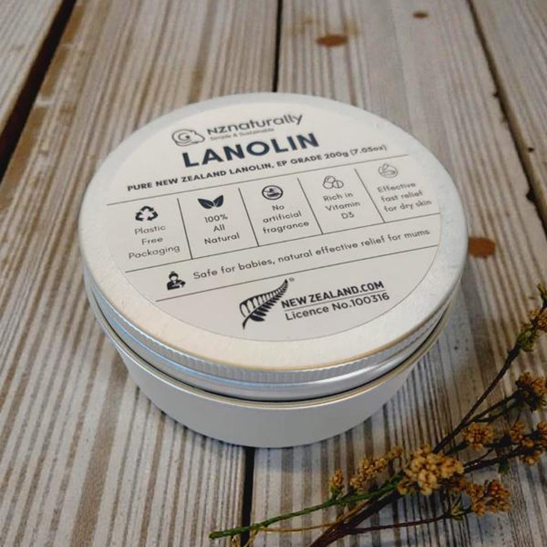 Pure NZ Lanolin - Pharmaceutical Grade (jars): 100g - 200g (new Zealand ...