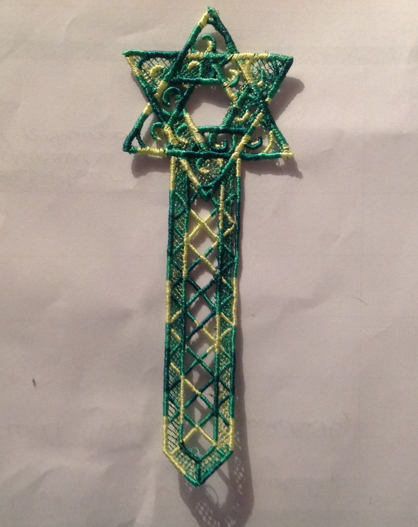 Star of David Freestanding Lace Bookmark - Large - Etsy