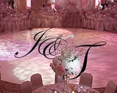 Items similar to Dance Floor Wedding Logo Decal - Reception Hall ...