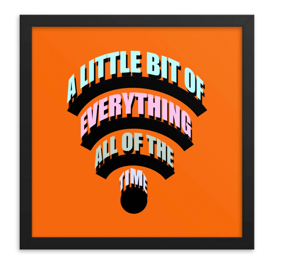 Bo Burnham Poster A Little Bit of Everything All of the Time From ...