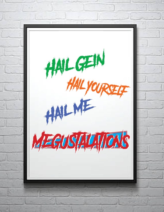 LPOTL Poster Hail Gein Hail Yourself Hail Me - Etsy
