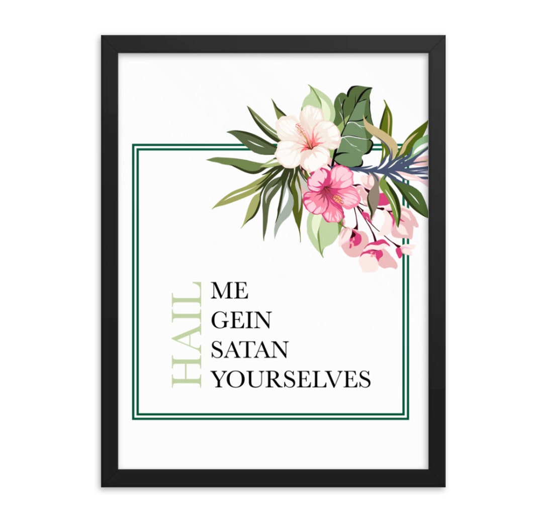 Last Podcast on the Left Poster 'hail Me, Gein, Satan, Yourselves ...