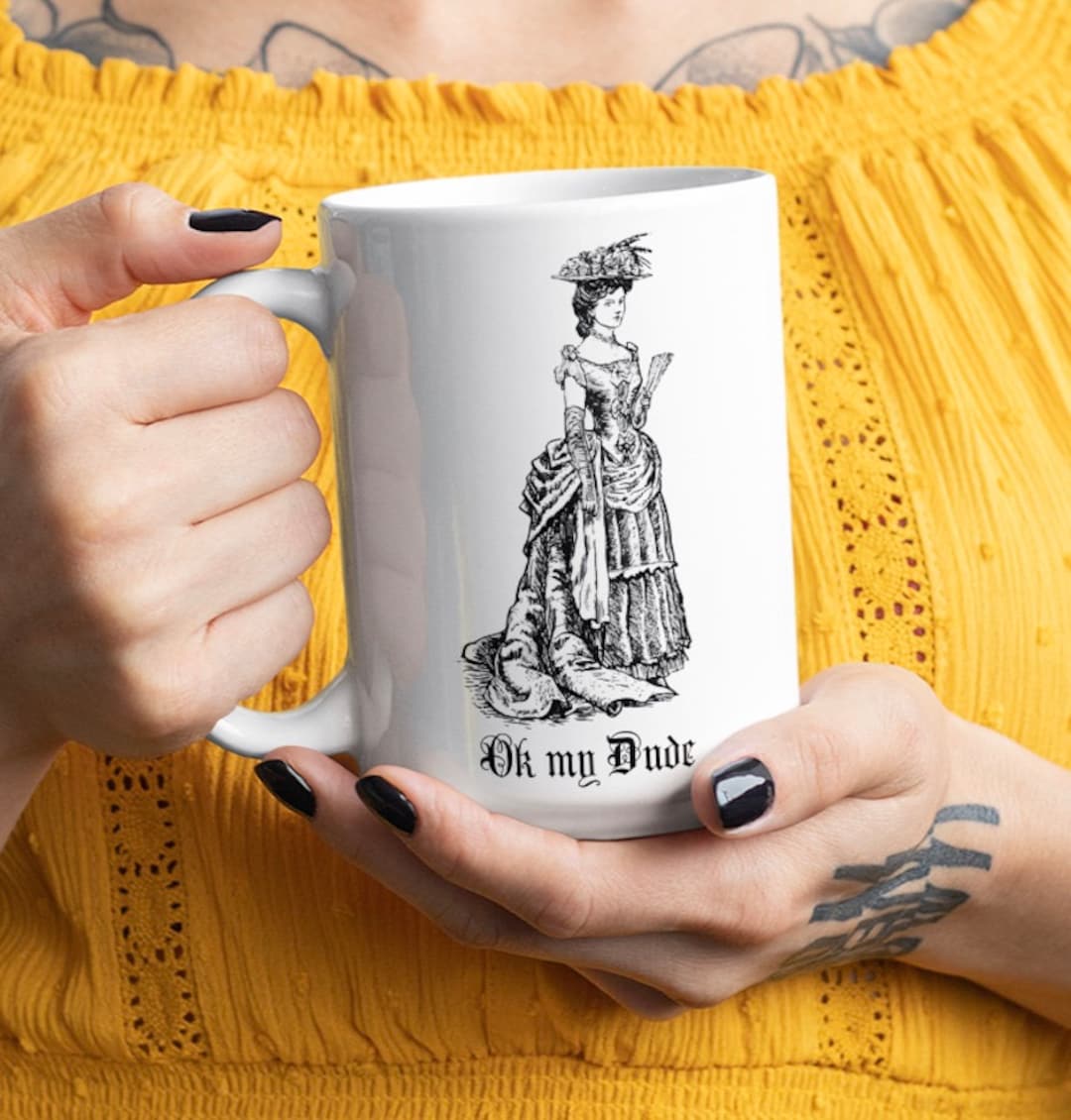 Ok My Dude Morbid Podcast Mug, Morbid Coffee Mug or Tea Cup, Keep It ...
