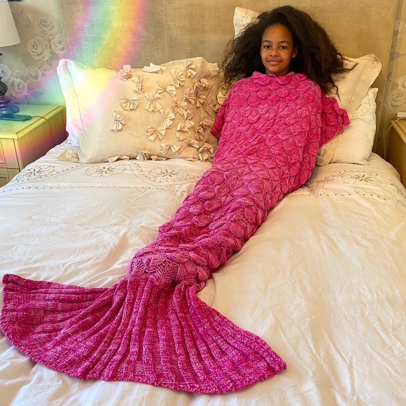 Pink Mermaid Tail - Etsy