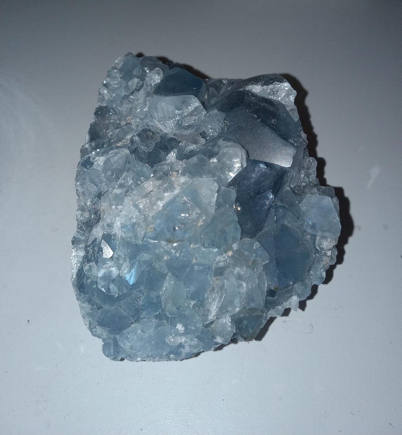 Large 4" Gorgeous Blue Gemmy Celestite Crystal Cluster - Etsy