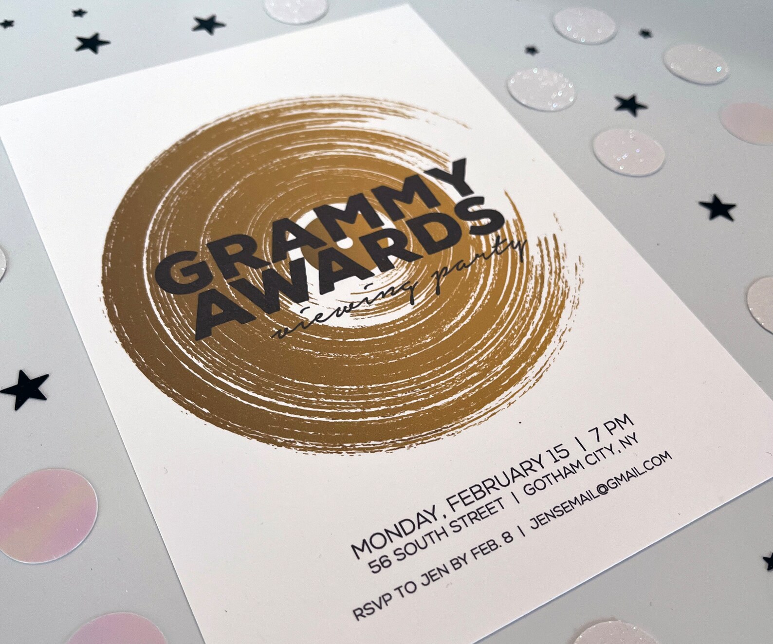 Grammys Viewing Party Invitations - Etsy